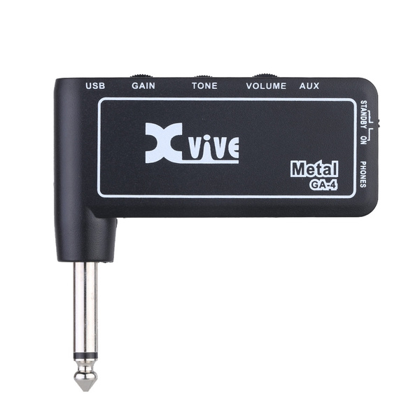 Xvive GA4 Metal Mini Portable Rechargeable Electric Guitar Plug ...