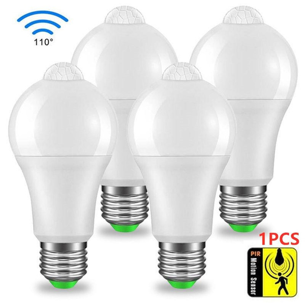 1pcs LED PIR Motion Sensor Bulb E27 12W 18W AC 220V 110V Dusk to Dawn ...
