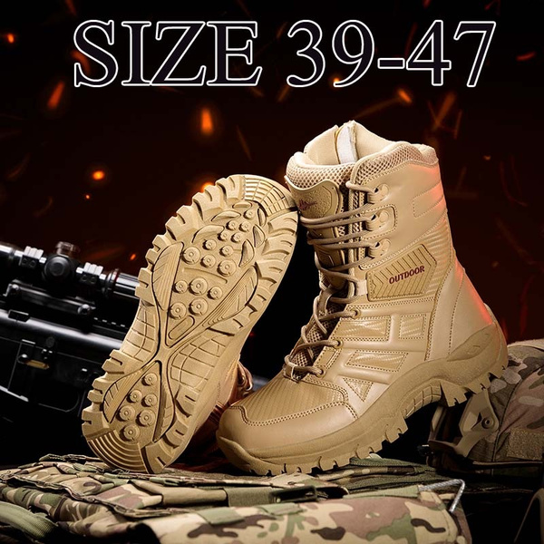 Delta Brand Military Tactical Boots Desert Combat Outdoor Army Hiking ...