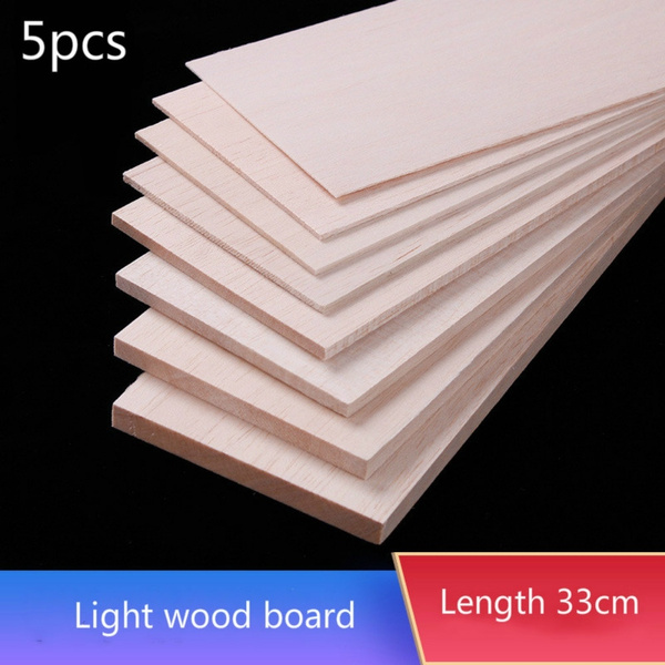 5pcs Model Light Wood Balsa Aircraft Wooden Of Model Material DIY ...