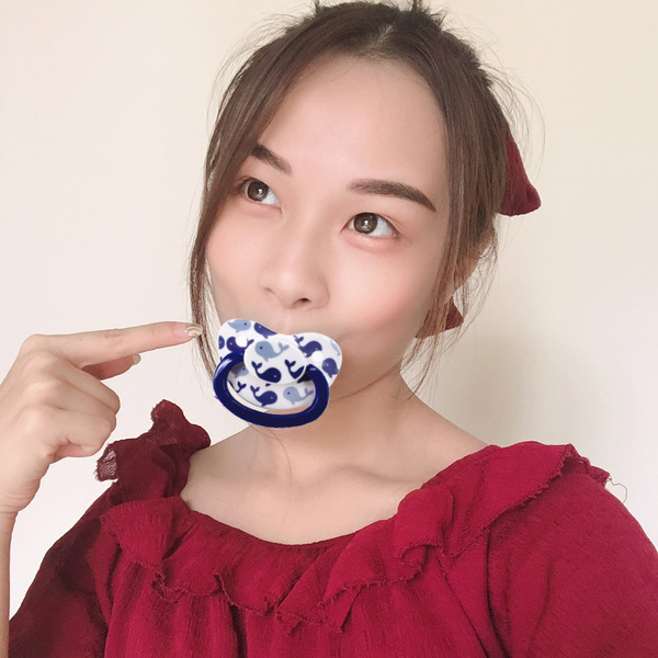 Ddlg baby girl Abdl custom big size silicone adult size pacifier small ...