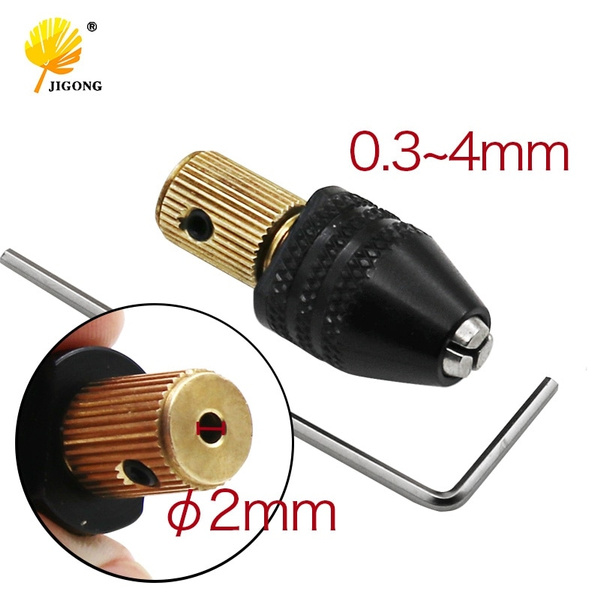 2.0mm Electric motor shaft Mini Chuck Fixture Clamp 0.3mm-4mm Small To ...
