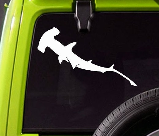 Hammerhead Shark Car Decal, Hammerhead Shark Truck Or Bumper Sticker | Wish