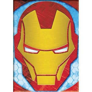 IRON MAN Head, Officially Licensed Marvel Superhero Artwork, 2.5" x 3.5 ...