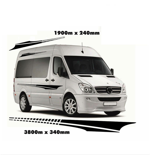 MOTORHOME STRIPES CAMPER VAN SURF SPRINTER CRAFTER VINYL GRAPHICS ...