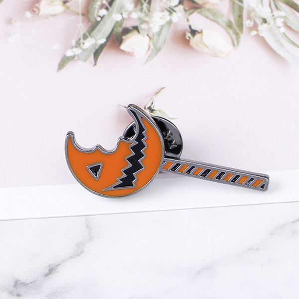 Halloween Pumpkin Enamel Brooch Pin Accessory | Wish