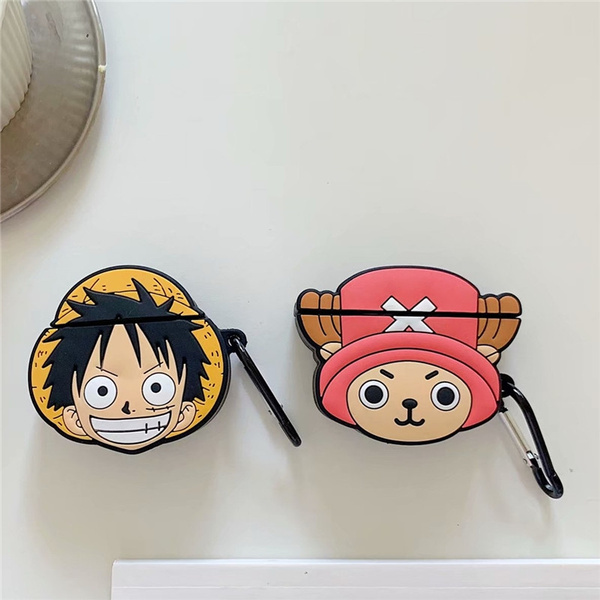 One Piece Luffy Chopper Case for Apple Airpods Cute Anime Silicone ...