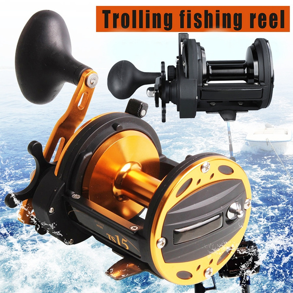 Sougayilang Trolling Fishing Reel Baitcasting Reel Casting Fishing Reel ...