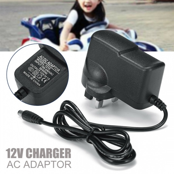 12V 1A Ride On Car Charger AC Adapter For Kids Electric Ride On Car ...