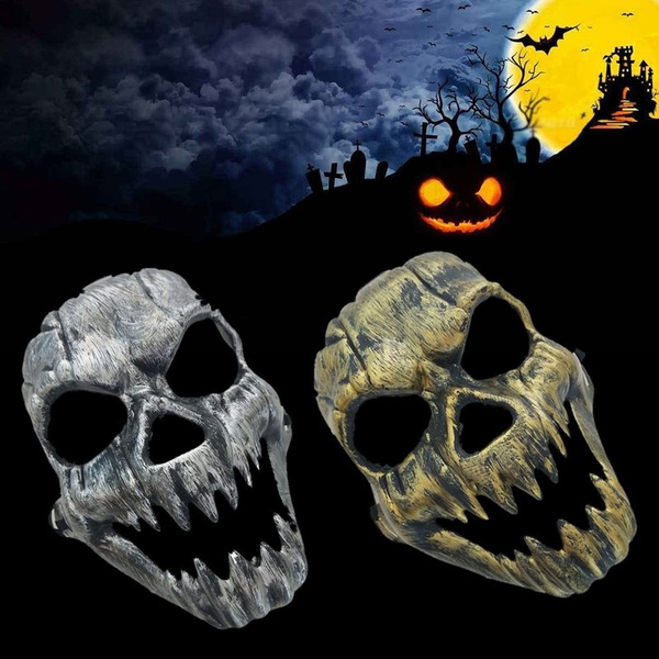 Scary Ghost Mask Halloween Costume Masks Full Face Party Costumes Prop ...