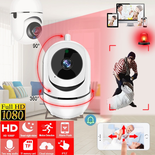 HD 1080P IP WIFI Camera Two Way Audio Night Vision Auto-track Motion ...