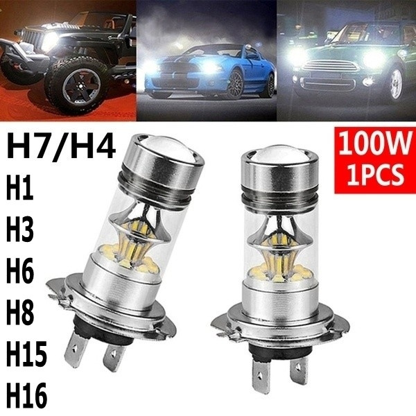 1 Pc High Quality Automobile Headlights H1 H3 H4 H6 H7 H8 H11 H15 H16 ...