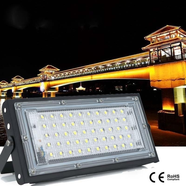 50W Led Flood Light AC 220V 230V 240V Outdoor Floodlight Spotlight IP65 ...