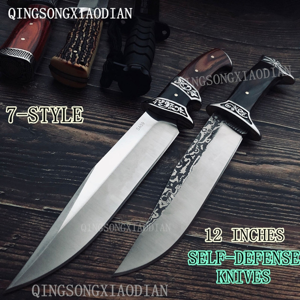 12"" VERY STURDY TACTICAL HUNTING KNIVES Combat Fixed Blade Bowie Knife ...