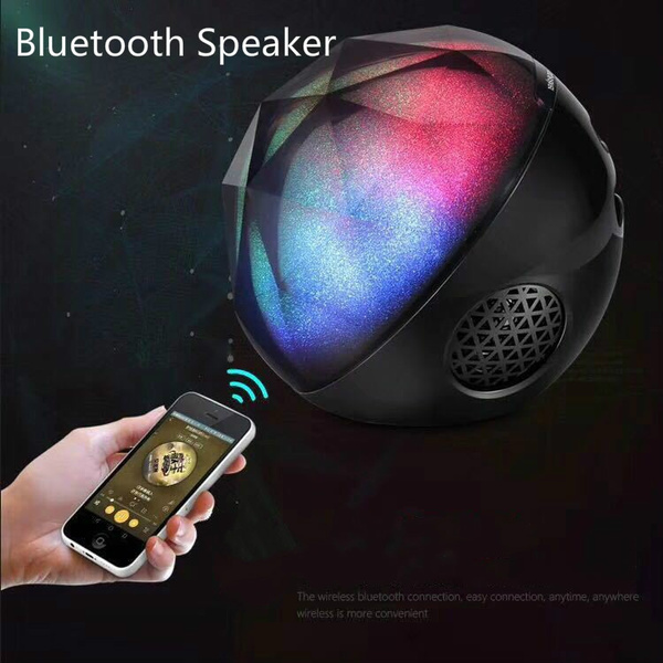 Crystal Magic Ball Remote Control Wireless Bluetooth Speakers USB ...