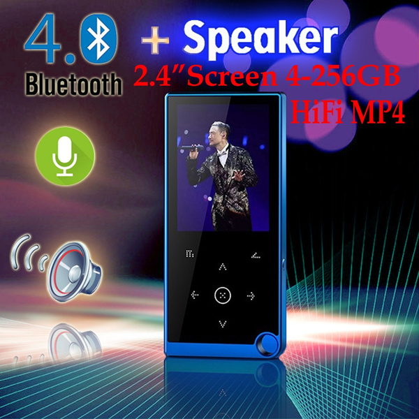 4.2 Bluetooth 4GB-256GB MP3 MP4 Player Fashion Outdoor Sports Walkman ...