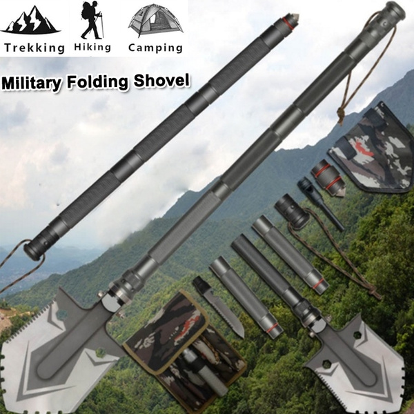 Military folding shovel survival, camping shovel multi-tools with ...