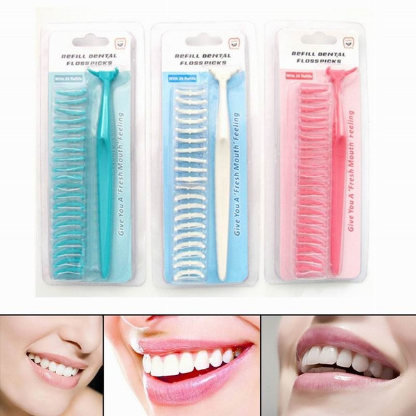 20pcs/set 2.4cm Clean Outdoor Harmless Eco-friendly Safety Teeth Stick ...