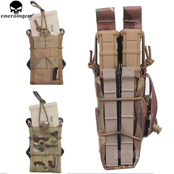 EMERSONGEAR Tactical Double Modular Magazine Pouch MOLLE High Capacity ...