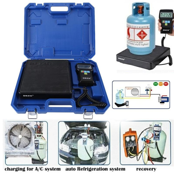220lb/100kg Digital Refrigerant Scale Electronic Refrigerant Charging ...