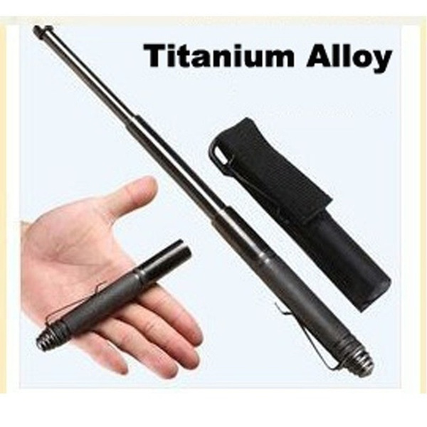 Pratical Three Section Self-defense Pen Style Retractable Stick ...