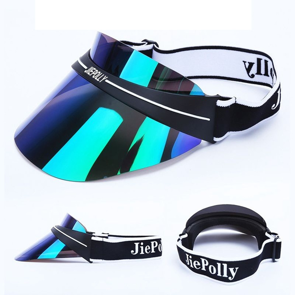 Men Women Transparent Sun Visor Hat Cap Uv Protection Cover Flexible ...