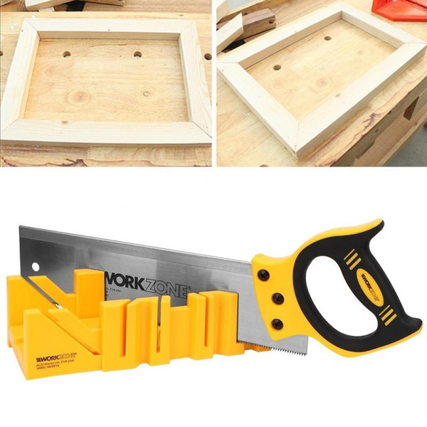 12 Inch Multiple Angle Clamping Mitre Box With 14 Inch Back Saw | Wish