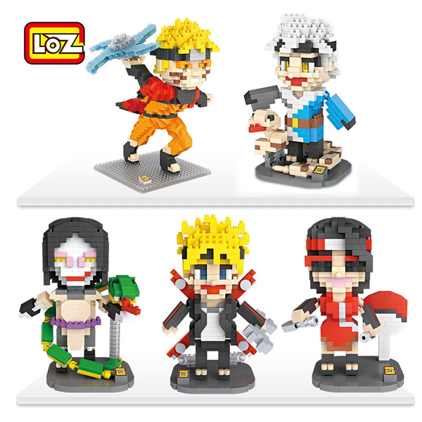 Diamond Blocks Naruto Building Blocks Action Figure Bricks Assembly ...