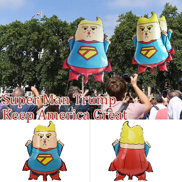 Donald Trump Baby Balloon Super Trump Keep America Great Funny Toy ...