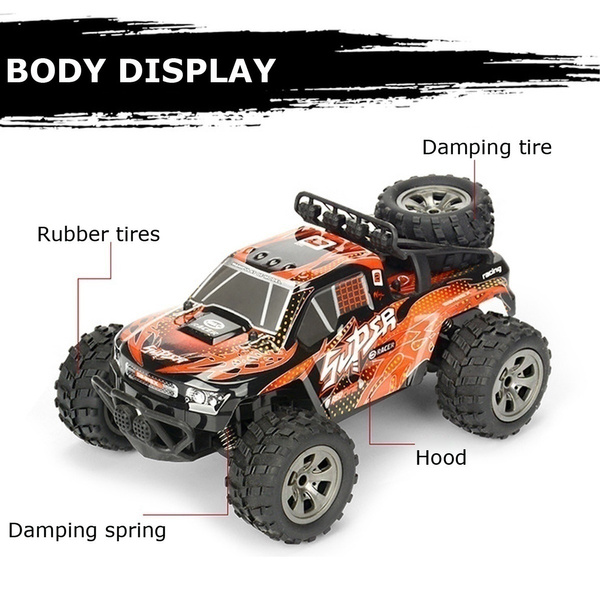 4WD Wireless Remote Control Car High Speed 2.4ghz RC Truck Electric ...