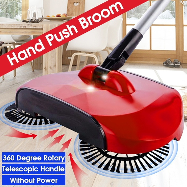 360 Degree Rotary Magic Hand Push Household Sweeper Broom Sweeping ...