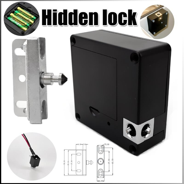 Universal Mounting Hide Lock Keyless Door Lock RFID Locker Card Lock | Wish