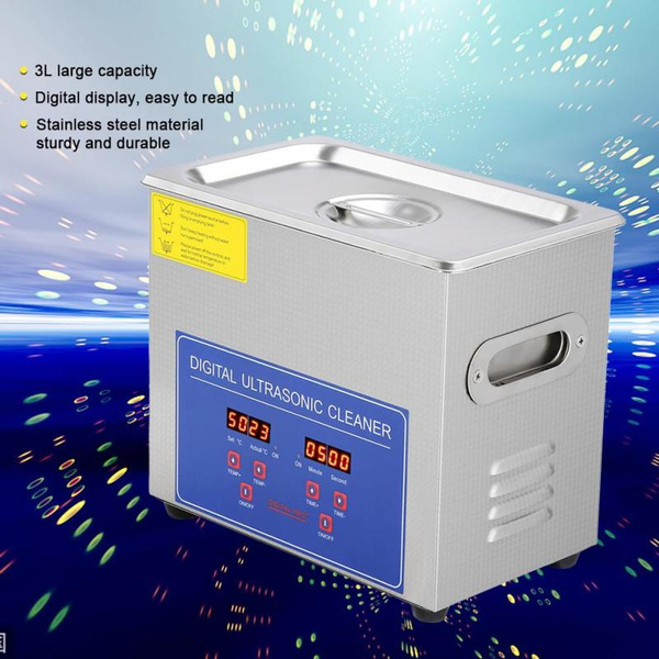 1.3L Digital Cleaner Cleaning Tank With Heater High Frequency Sound ...