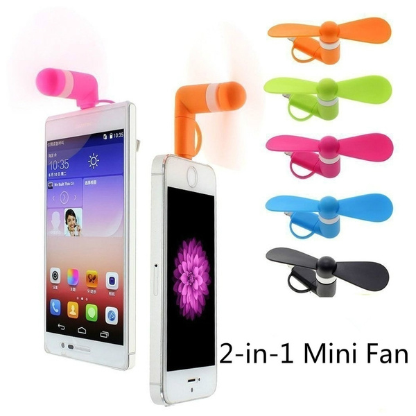 Digital Mini Fan 2-in-1 Mini for IPhone/iPad and Android | Wish