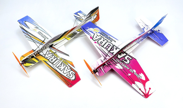 Mini RC Plane Upgrade SAKURA 3D EPP Airplane Aerobatic Flying Aircraft ...