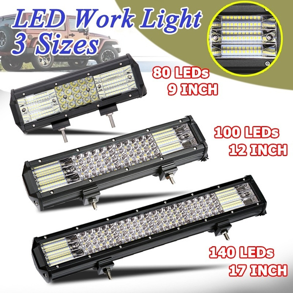 3 Rows Offroad Light Bar Spot Light for Truck Working Lamp LED Car ...