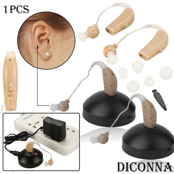 Rechargeable Acousticon Behind Ear Hearing Aid/Aids Audiphone Sound ...