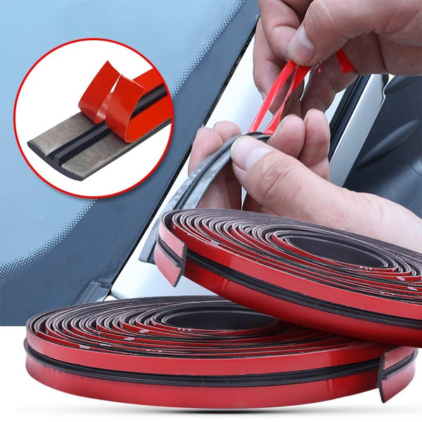 Car Rubber Seal Strips Auto Seal Protector Sticker Window Edge ...