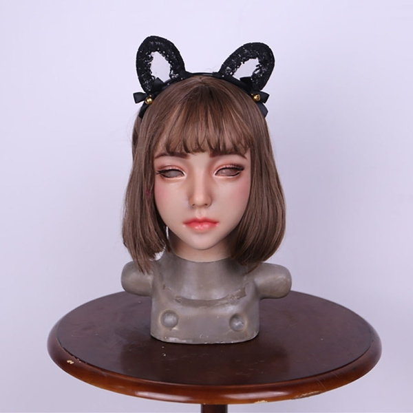 Emily Doll Silicone Female Mask Touch Softly With Make Up Fine Face ...