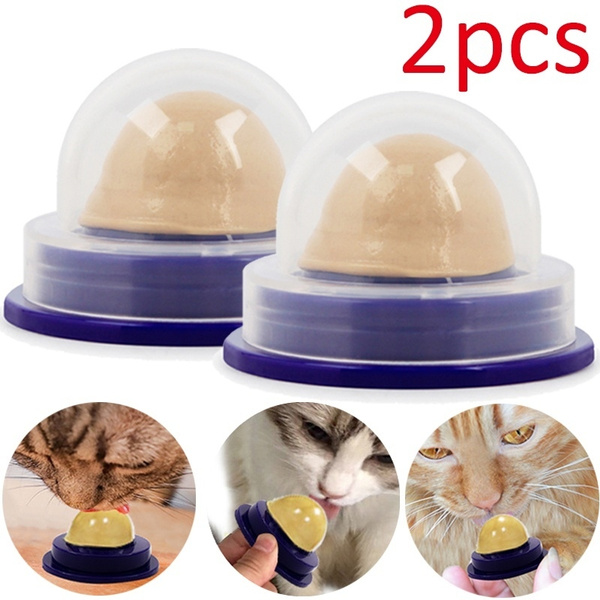 2 PCS Cat Nip Sugar Solid Catnip Suga Nutrition Cream Licking Candy ...