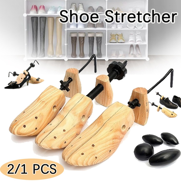 New 2 Pack/1 Pack Shoe Stretcher Women and Men's Shoe Widener - Wooden ...
