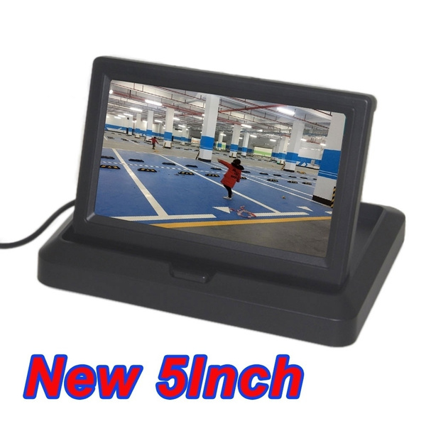 Car 5 Inch Folding New Digital Screen 2 Channel Video Input DVD Player ...