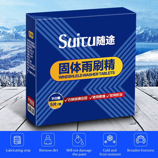 Auto Glass Water Solid Effervescent Tablets Universal Car with Strong ...