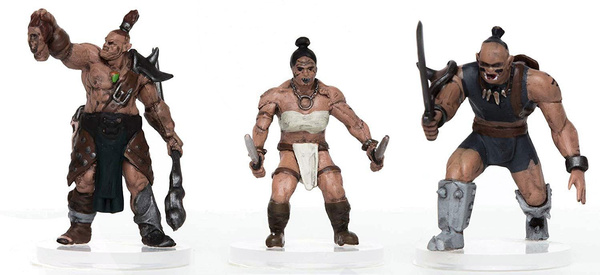 Orcs Group of 3 - Set C - Eviscerator, Shaman, Warrior - 28mm Plastic ...