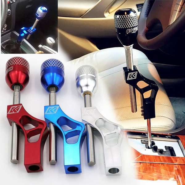 Aluminum Car Gear Extender Adjustable Shifter Lever Shift Knob Fit For ...