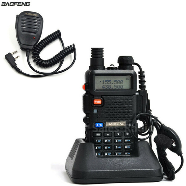 Baofeng UV-5R Ham Interphone VHF/UHF Handheld Transceiver Scanner Two ...