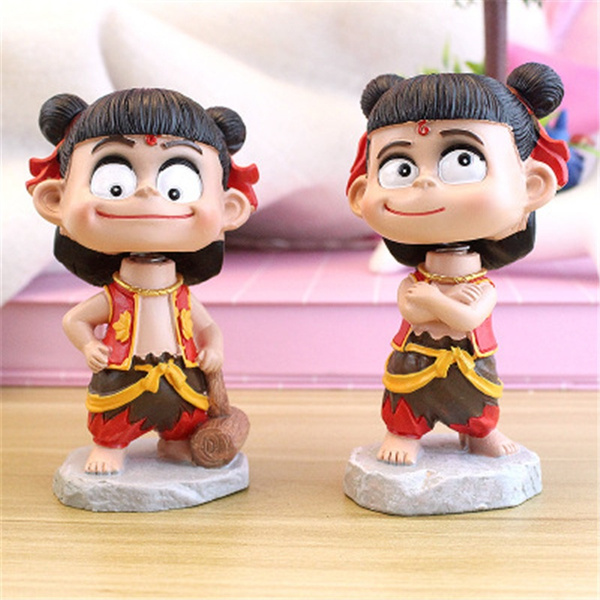 Anime Chinese movie mythology character Nezha figure Nalakuvara PVC ...