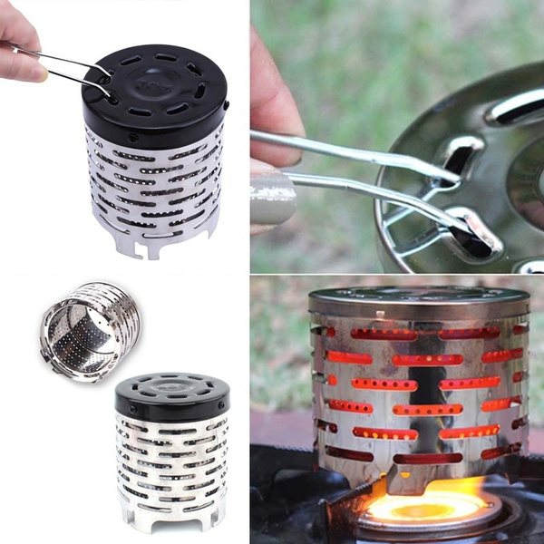 Mini Portable Outdoor Stove Cover Camping Cap for Butane Gas Stove ...
