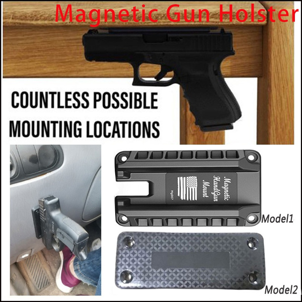Magnet Mounting Pistol Rifle Wall Mounted Garage Desk Pistol Magnet ...