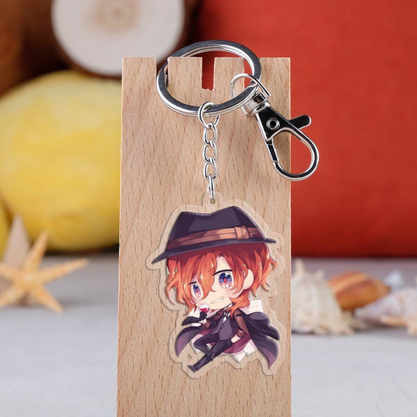 Anime Bungo Stray Dogs Nakajima Atsushi Dazai Acrylic Pendant Keychain ...